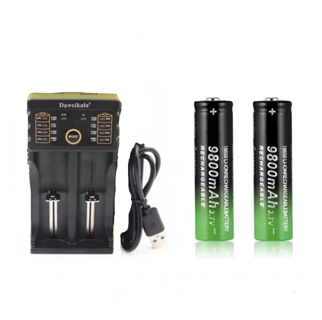 18650 Battery Charger + Two Batteries for sale – £19.99 – Sell Guns ...